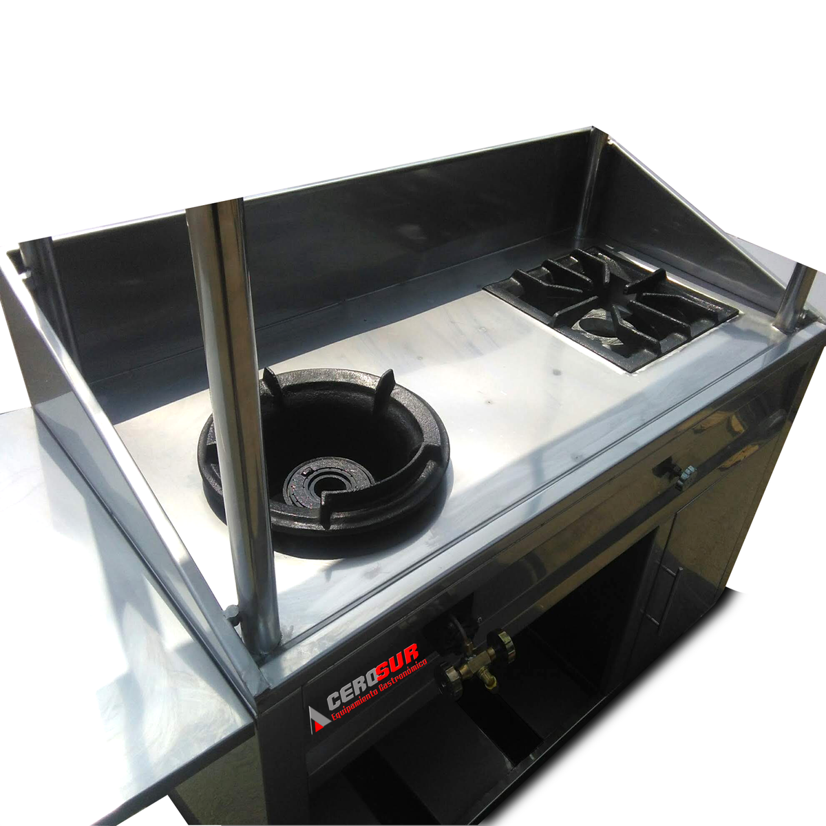 Módulo cocina y wok chifero en acero inoxidable. – Equipamiento ...